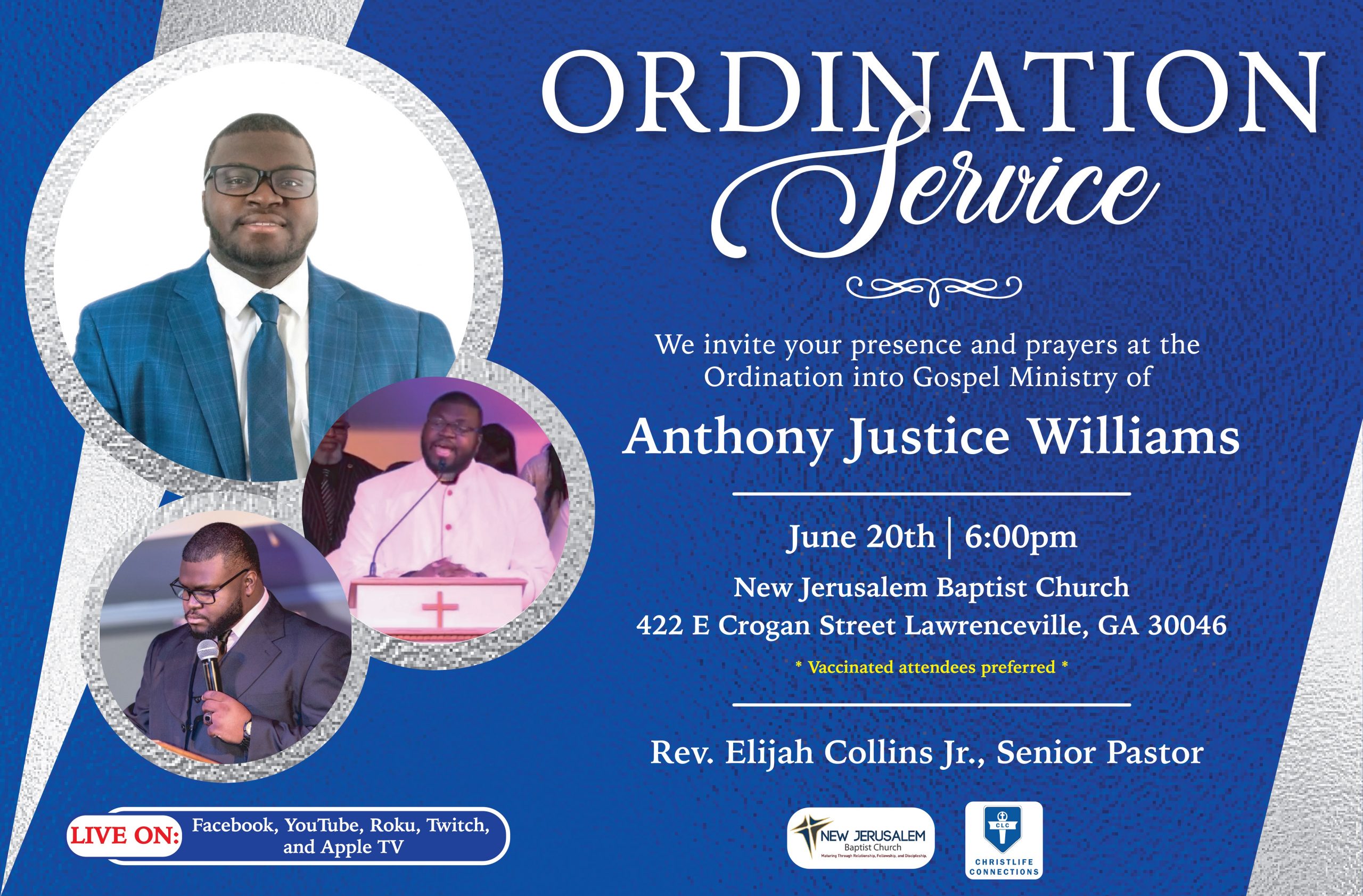 Ordination Service - New Jerusalem Baptist Church | Lawrenceville, GA ...
