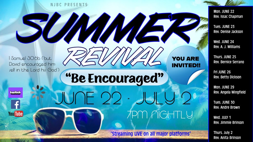 2020 Summer Revival - New Jerusalem Baptist Church | Lawrenceville, GA ...